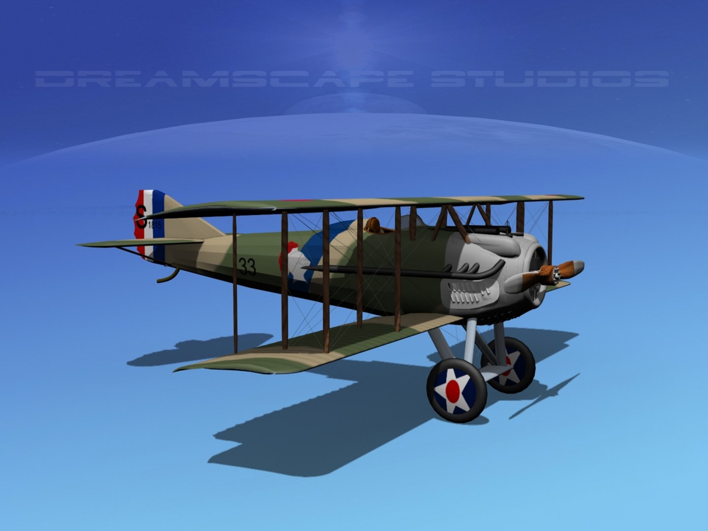 Spad Xiii Xii Fighters Dxf