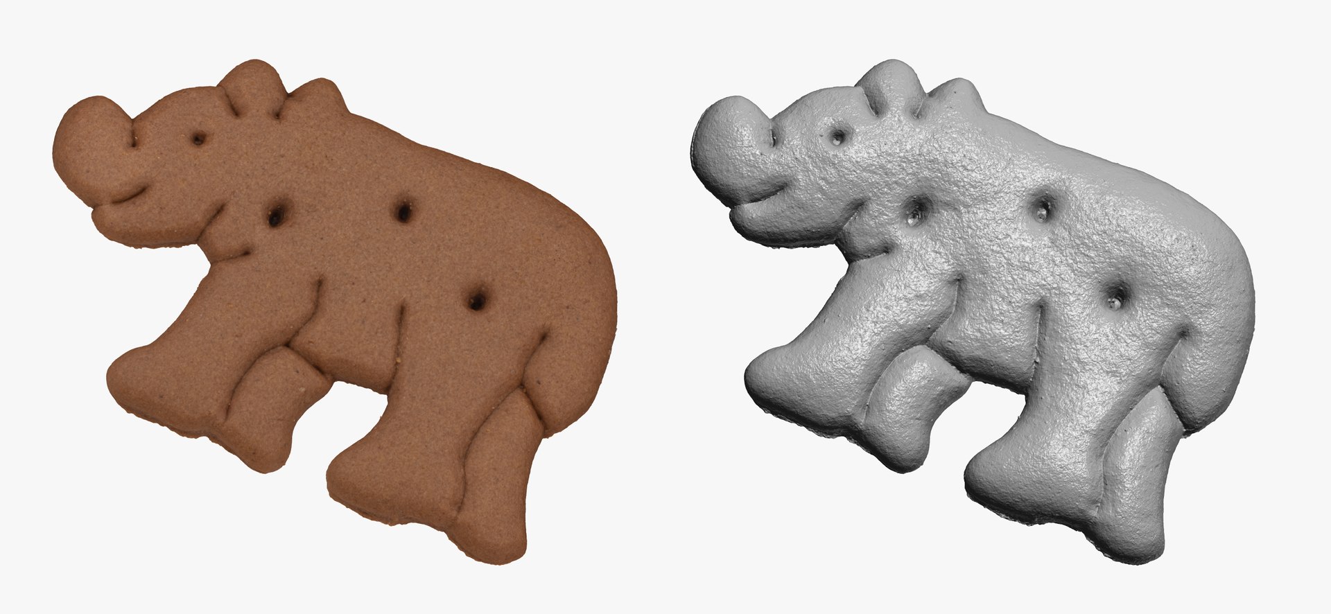 Cocoa Rhino Cookie 01 Model - TurboSquid 1710413