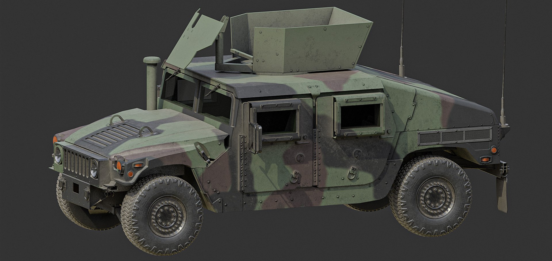 3D Humvee M1151a1 Model - TurboSquid 1655824