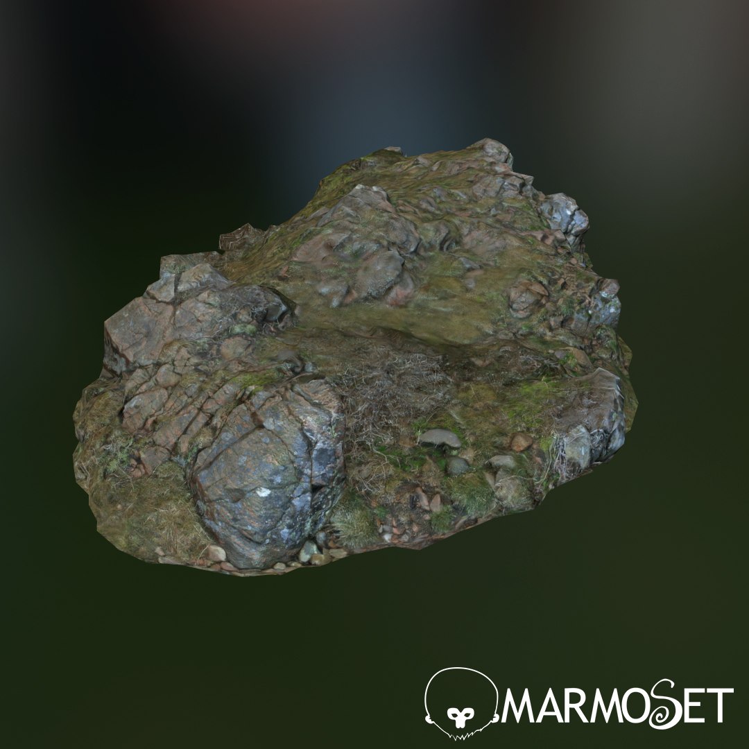 Scanned rock cliff b 3D model - TurboSquid 1247327