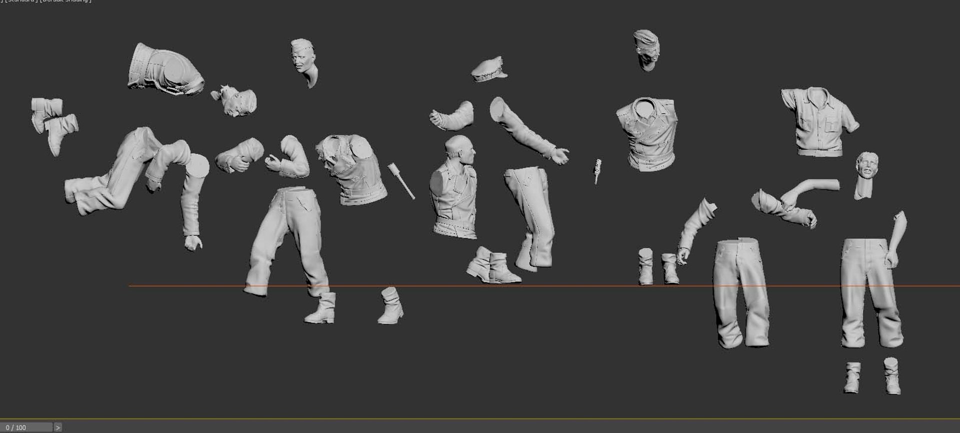 Tank crew 3D - TurboSquid 1469419