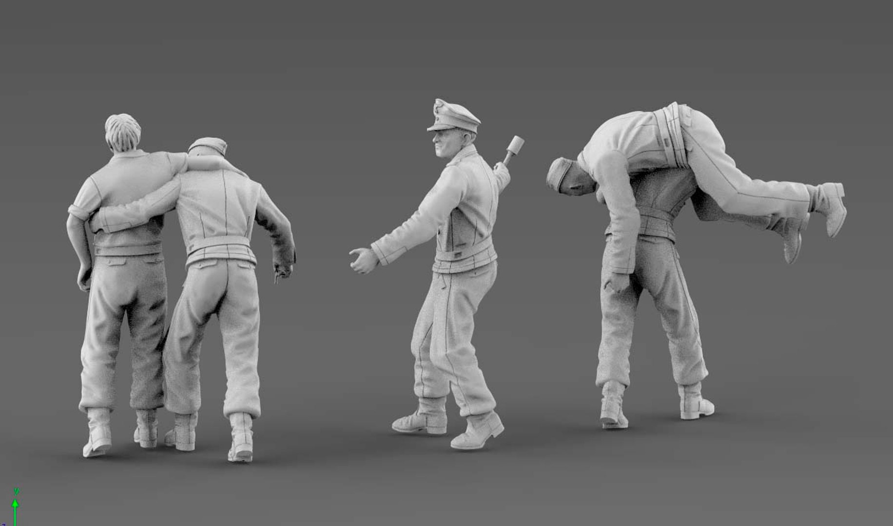 Tank crew 3D - TurboSquid 1469419