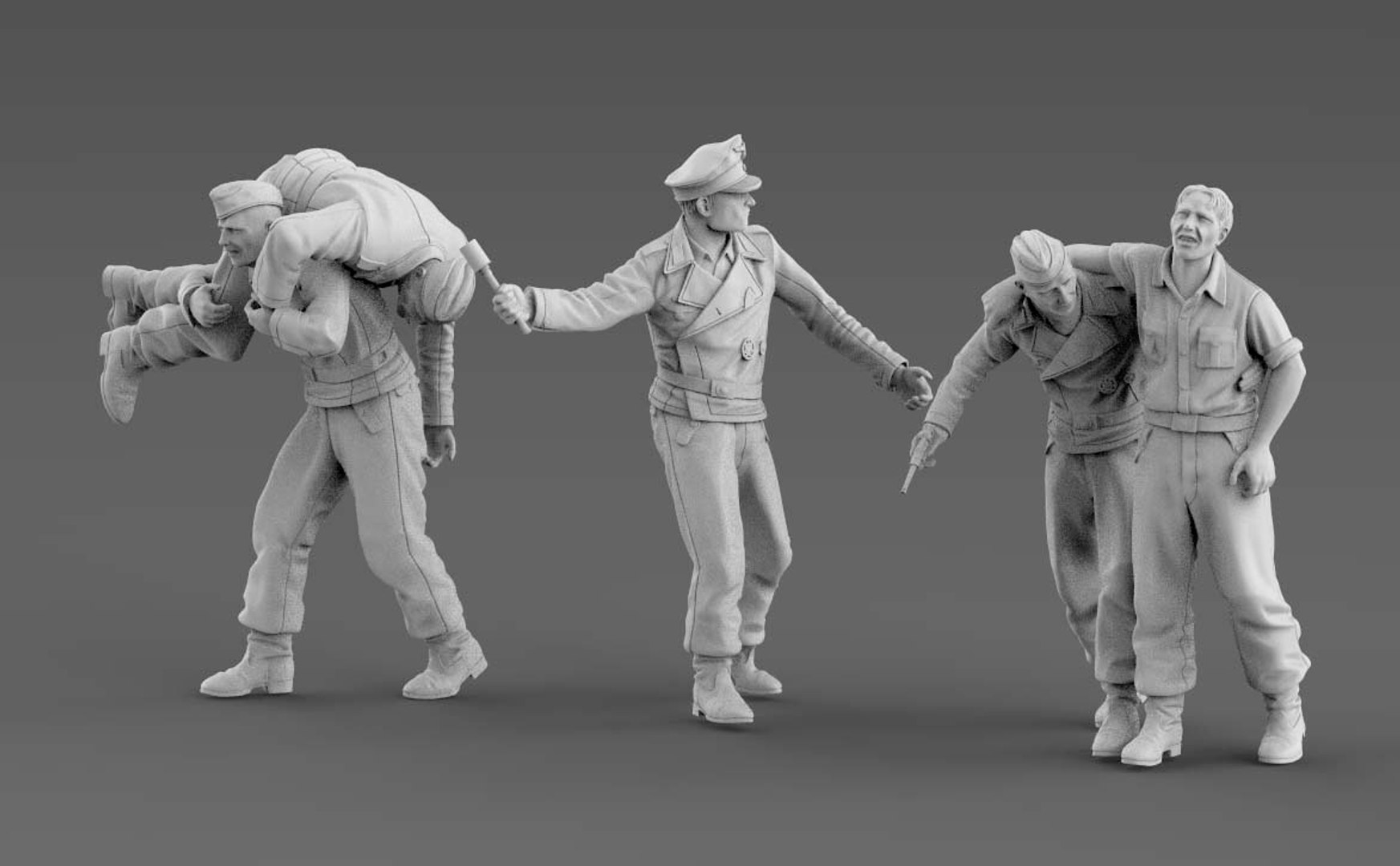 Tank crew 3D - TurboSquid 1469419