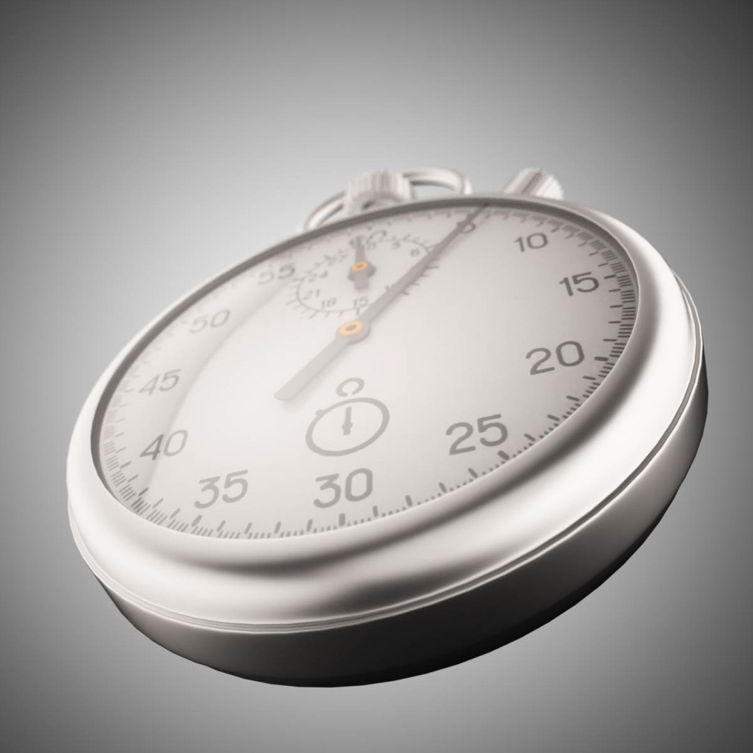 3D Stopwatch Stop Watch - TurboSquid 1419896