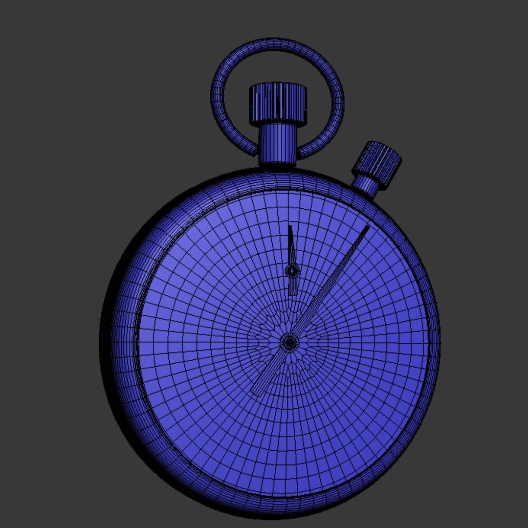 3D Stopwatch Stop Watch - TurboSquid 1419896