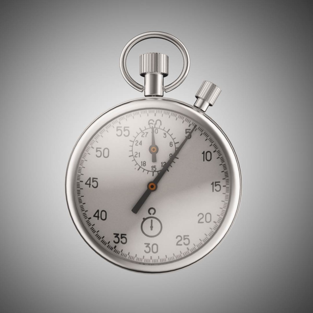 3D stopwatch stop watch - TurboSquid 1419896