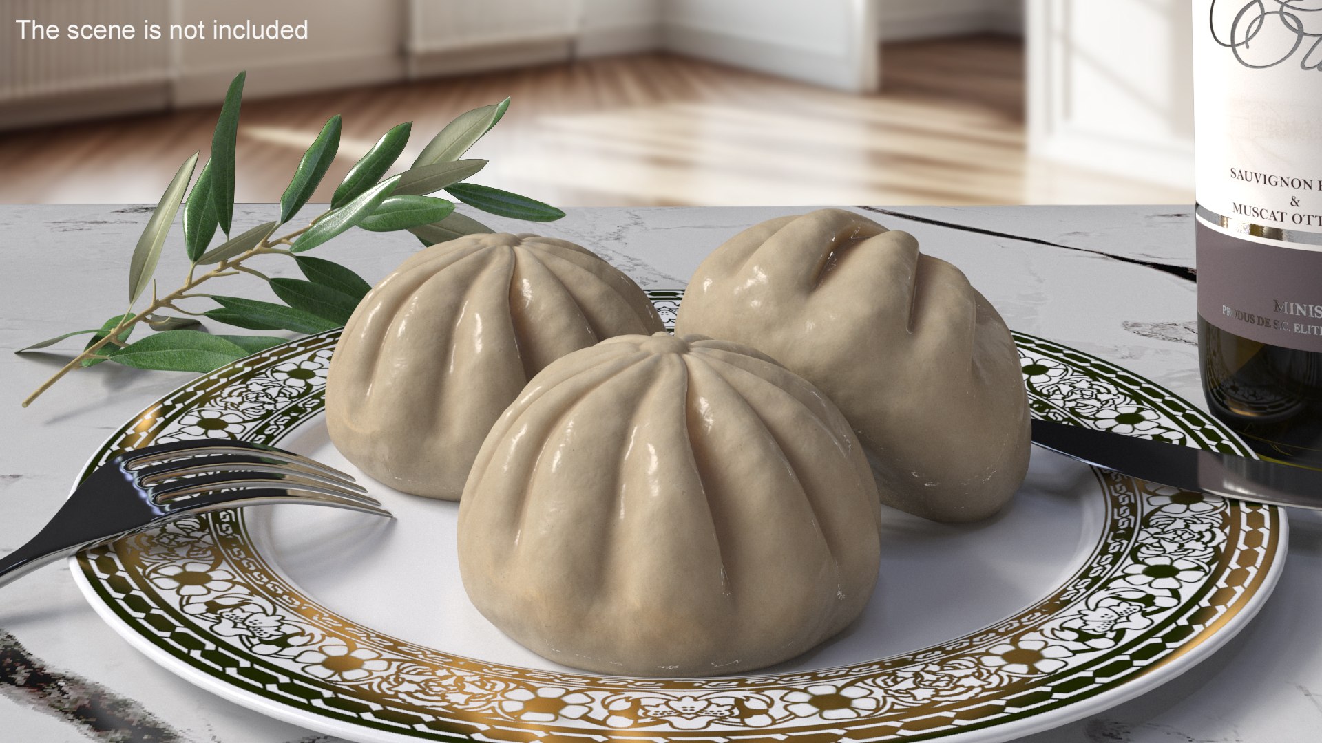 Asian Dumpling Cooked For 3D Print 3D Model - TurboSquid 2256865