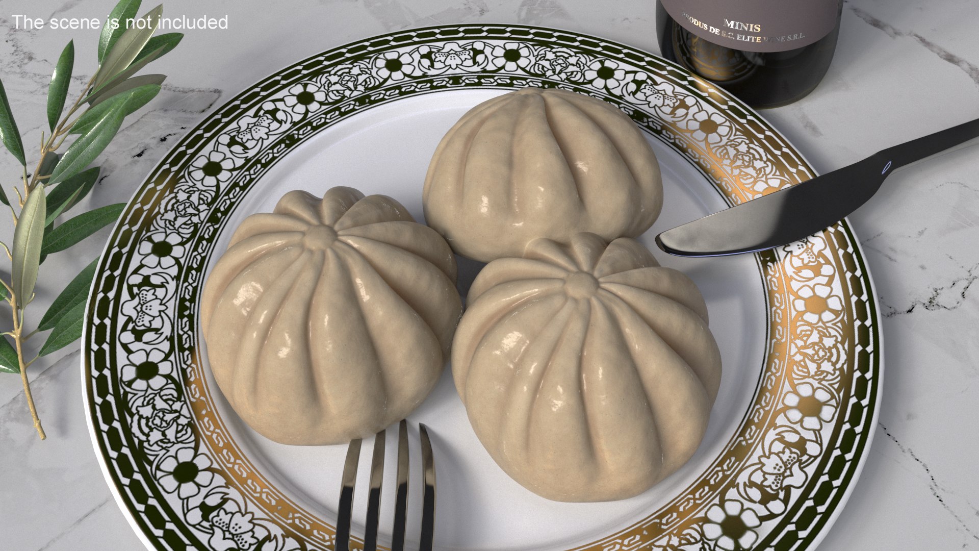 Asian Dumpling Cooked For 3D Print 3D Model - TurboSquid 2256865