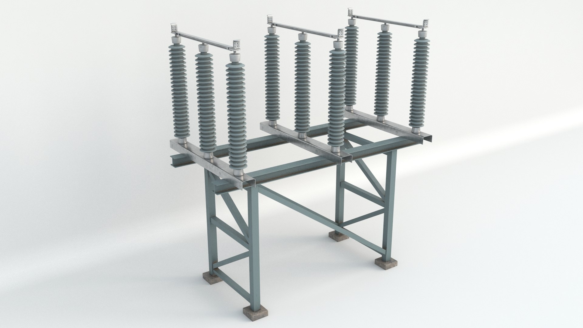 Substation Disconnector PBR 3D Model - TurboSquid 2285575