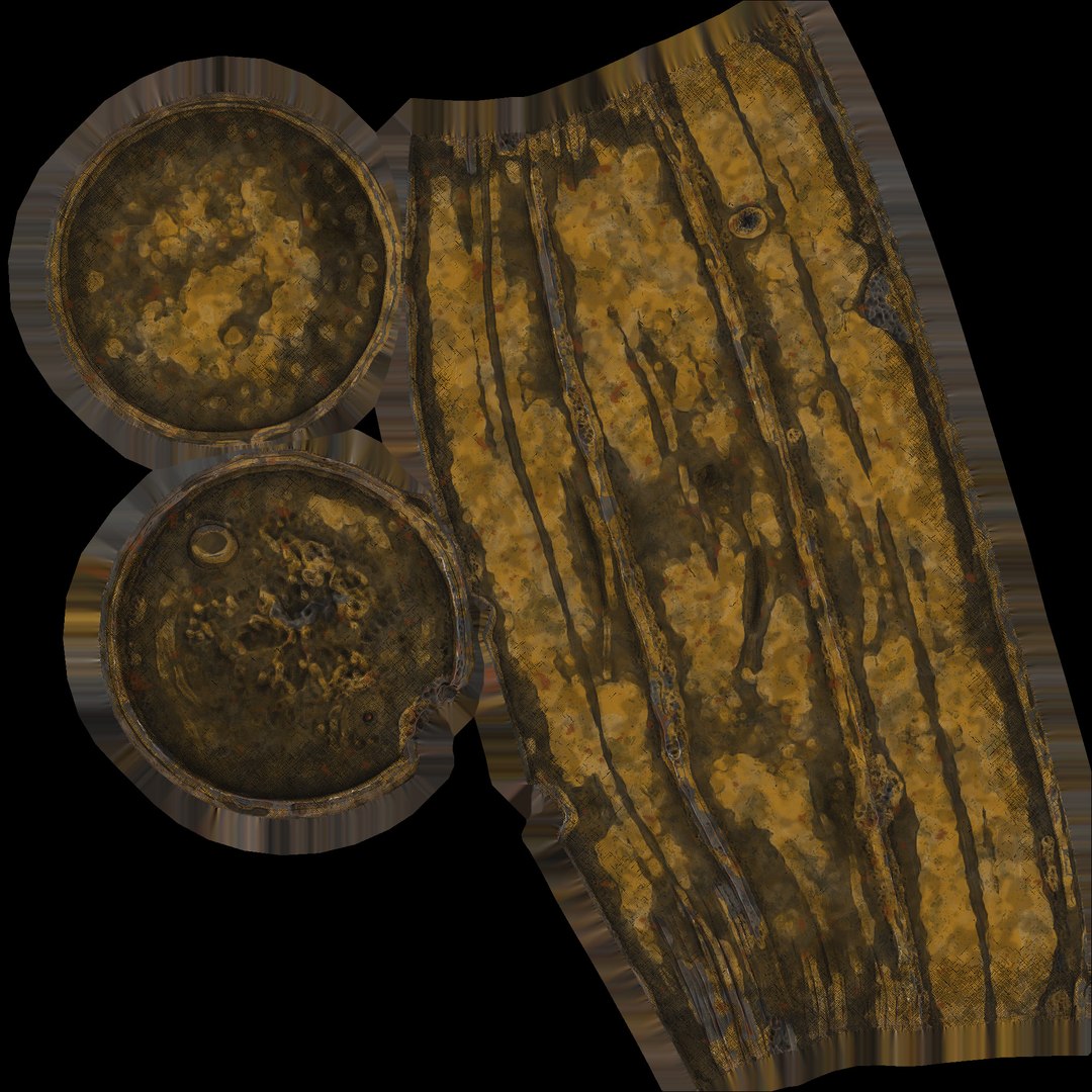 Damaged Barrel 3d Ma