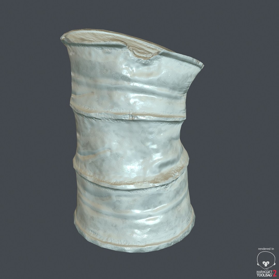 Damaged Barrel 3d Ma