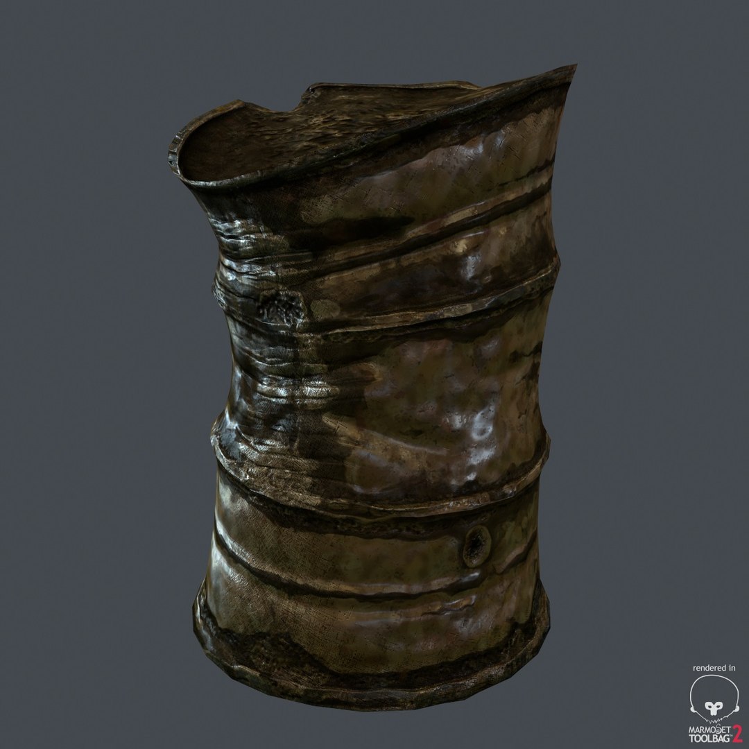 Damaged Barrel 3d Ma