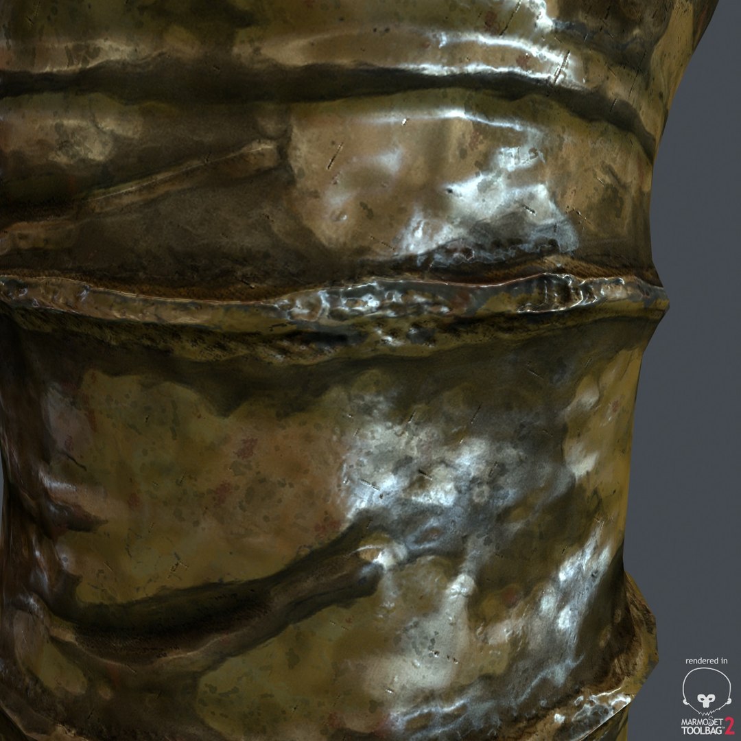 Damaged Barrel 3d Ma