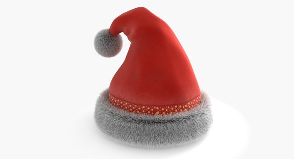 santa hat 3d model