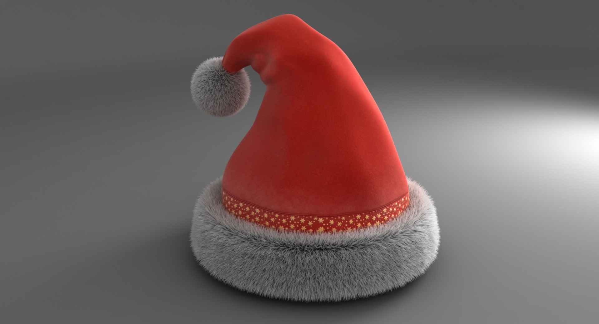 santa hat 3d model