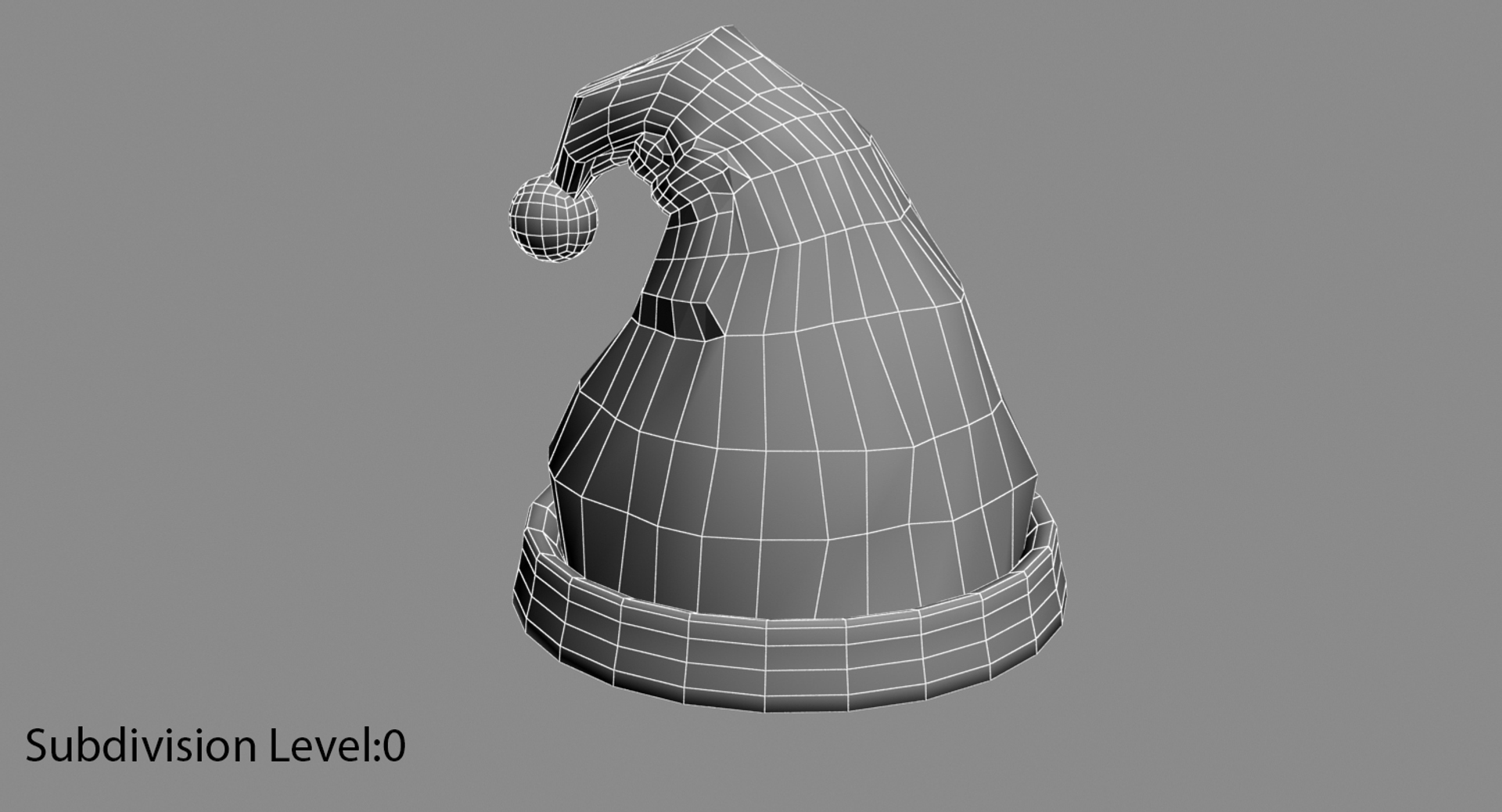 santa hat 3d model