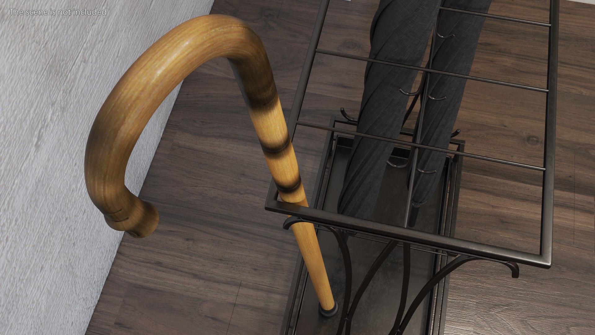 Bamboo Walking Cane 3D Model - TurboSquid 2112748