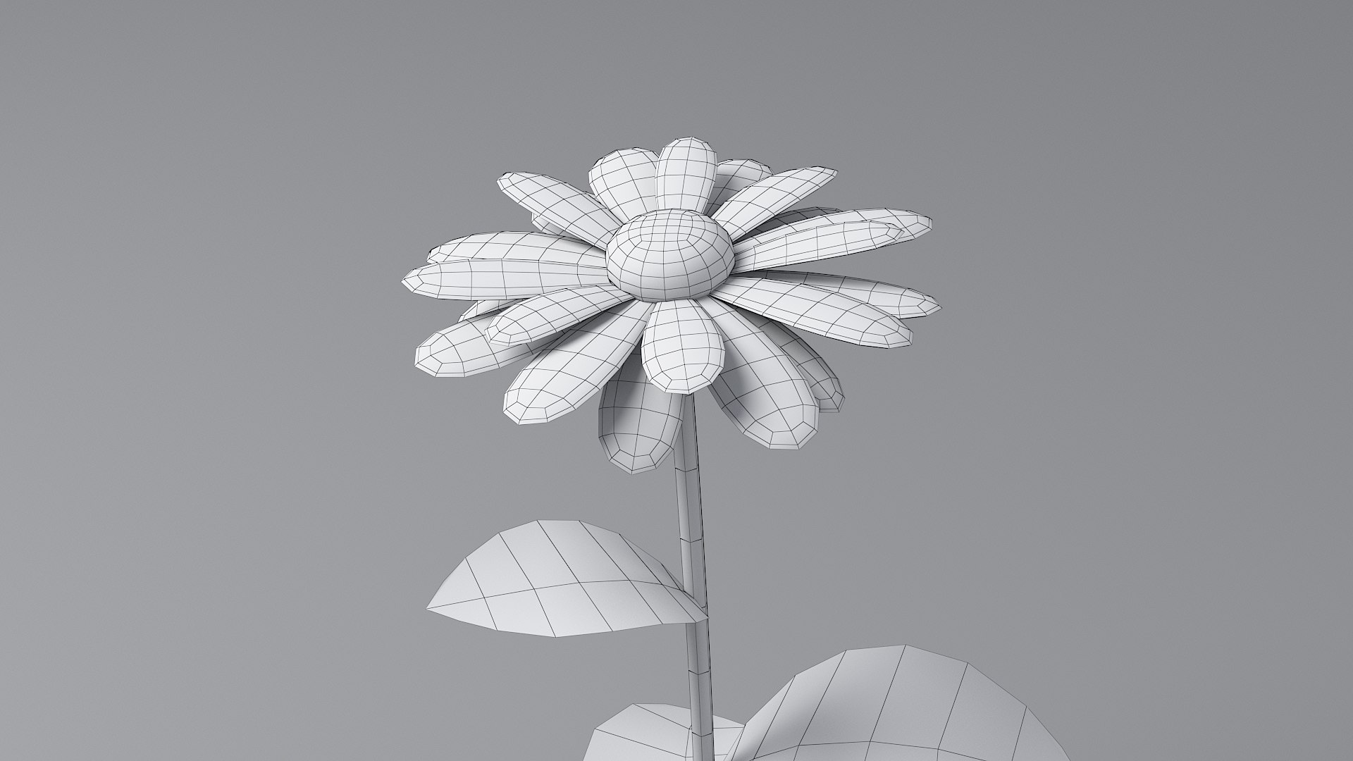 3D Cartoon Flower 01 Model - TurboSquid 2049408