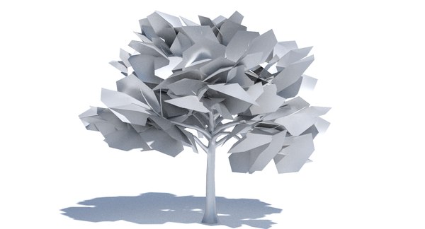 3ds max tree set polys