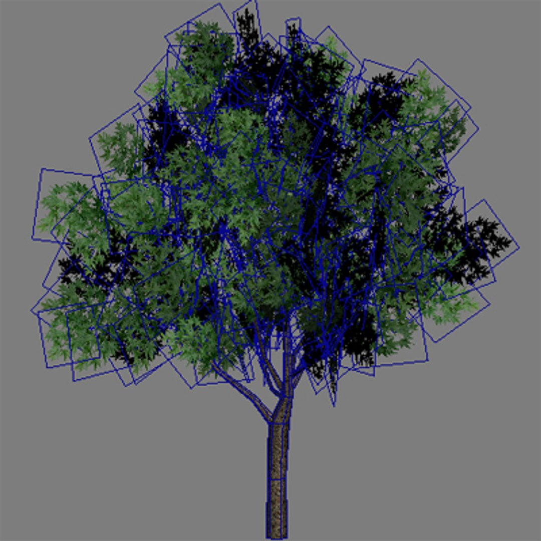 3d pc tree model
