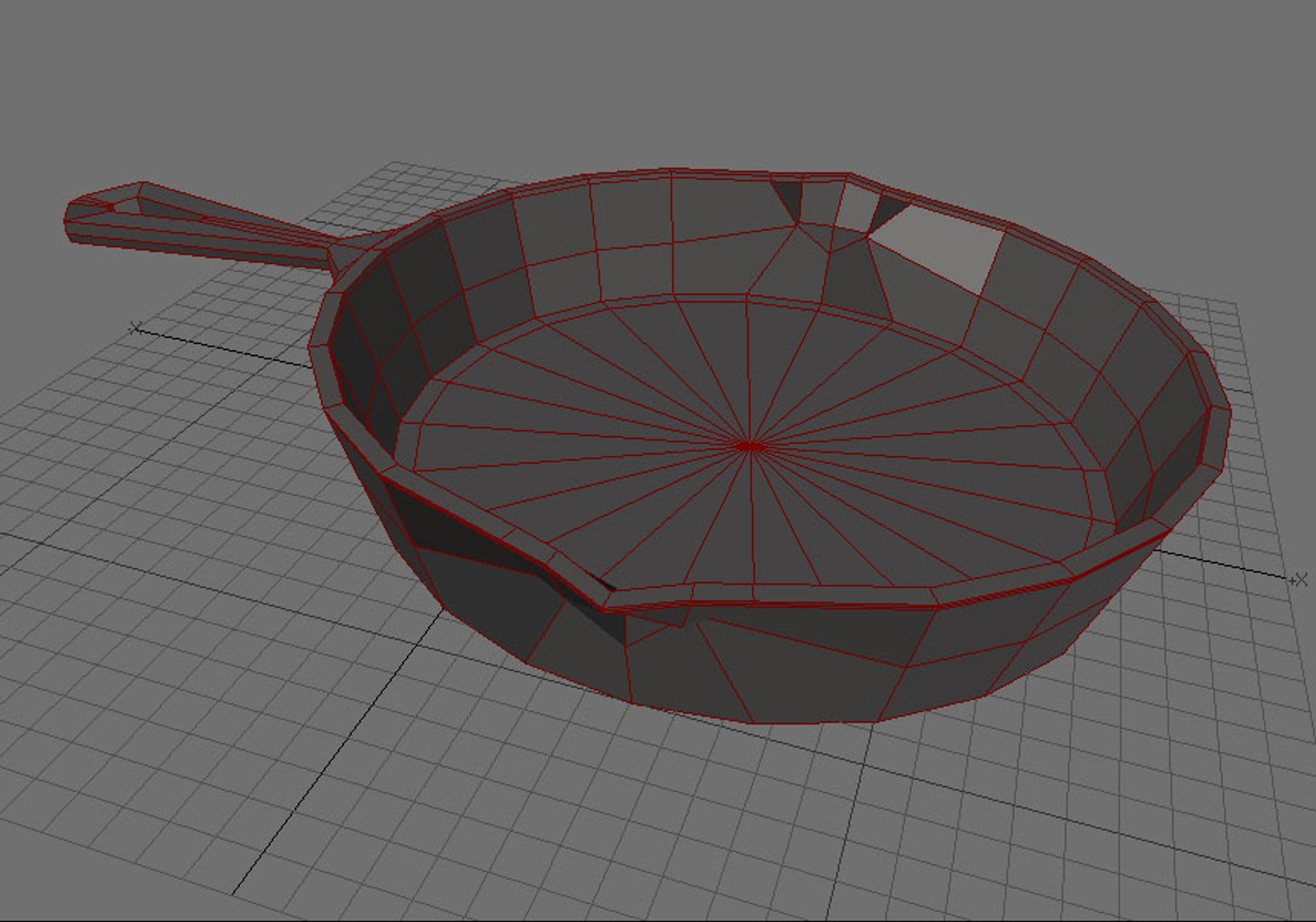 Free Cast Iron Skillet 3d Model