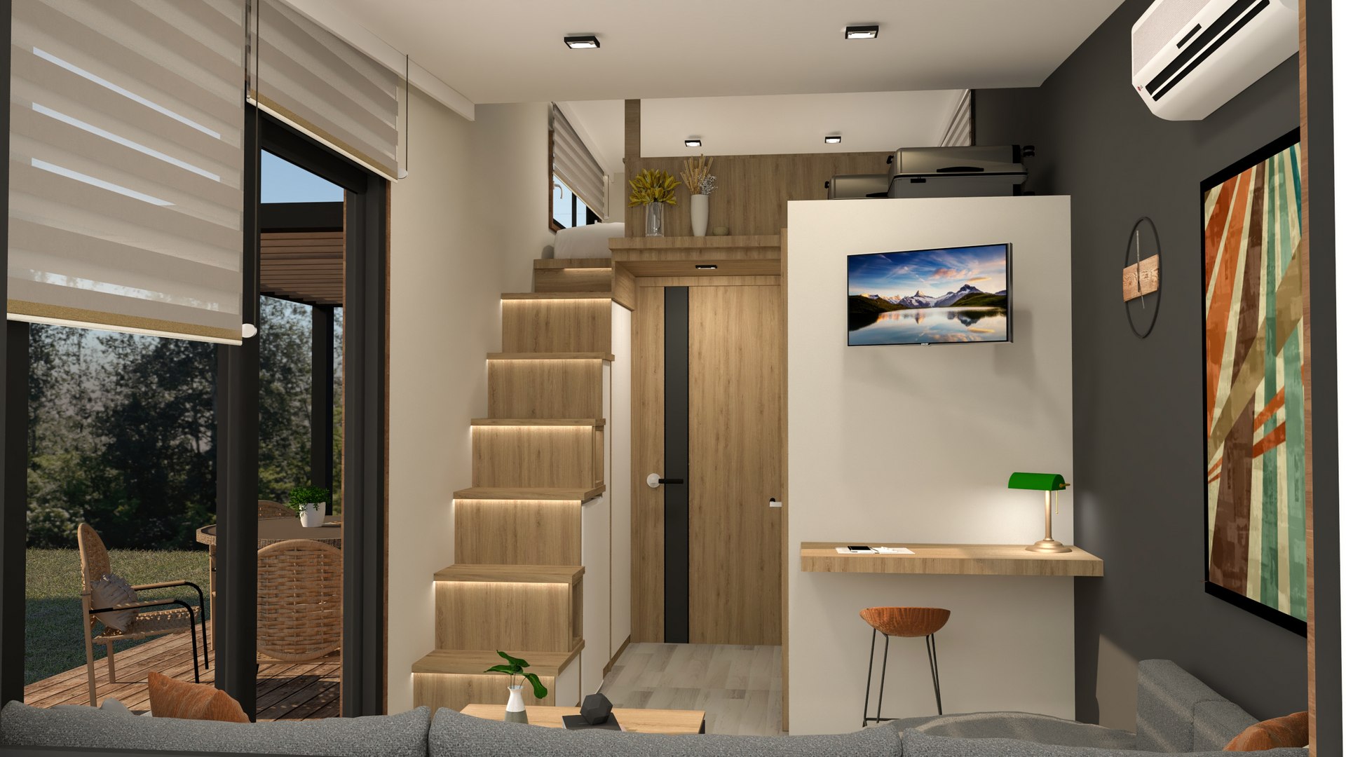 Tiny House Design 3D Model - TurboSquid 2064477