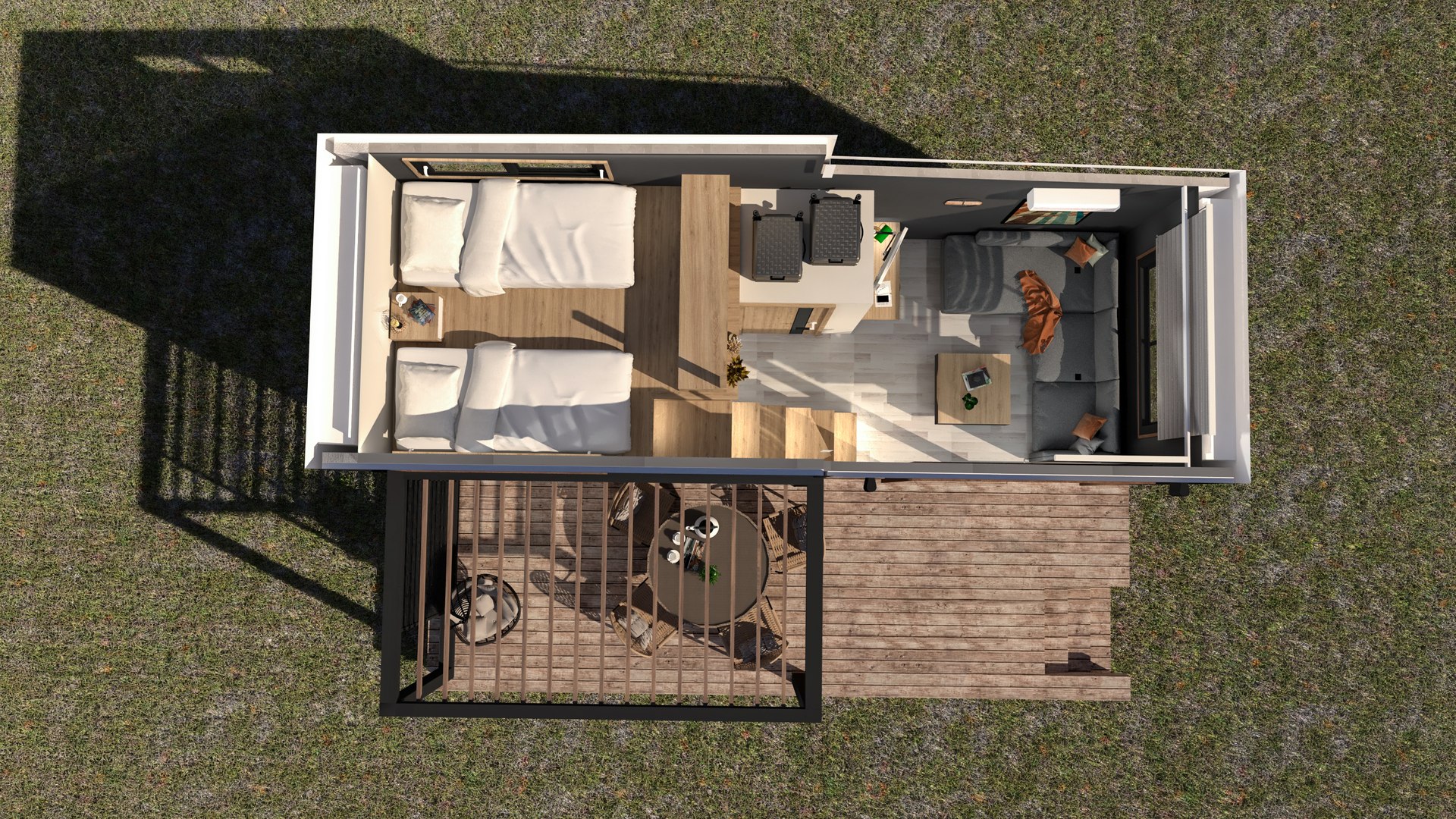 Tiny House Design 3D Model - TurboSquid 2064477