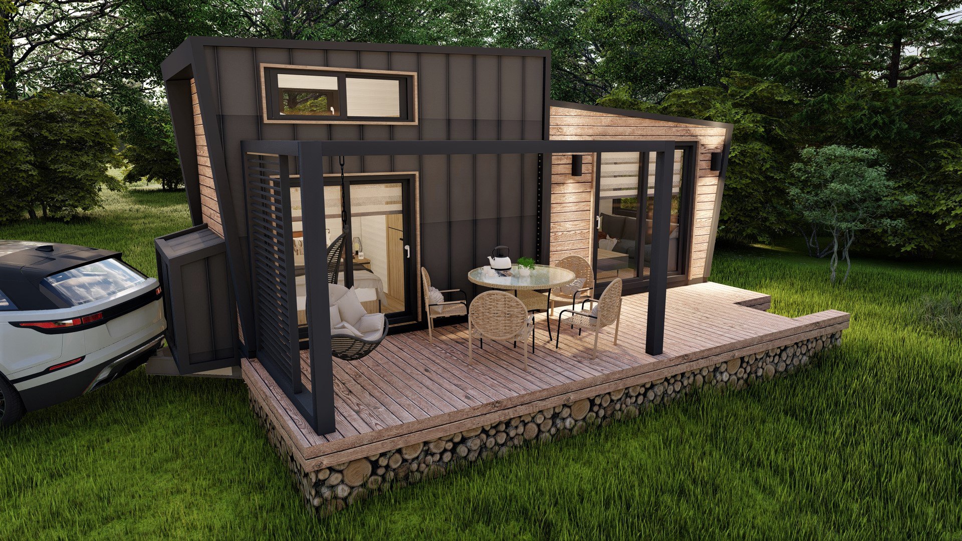 Tiny house design 3D model - TurboSquid 2064477