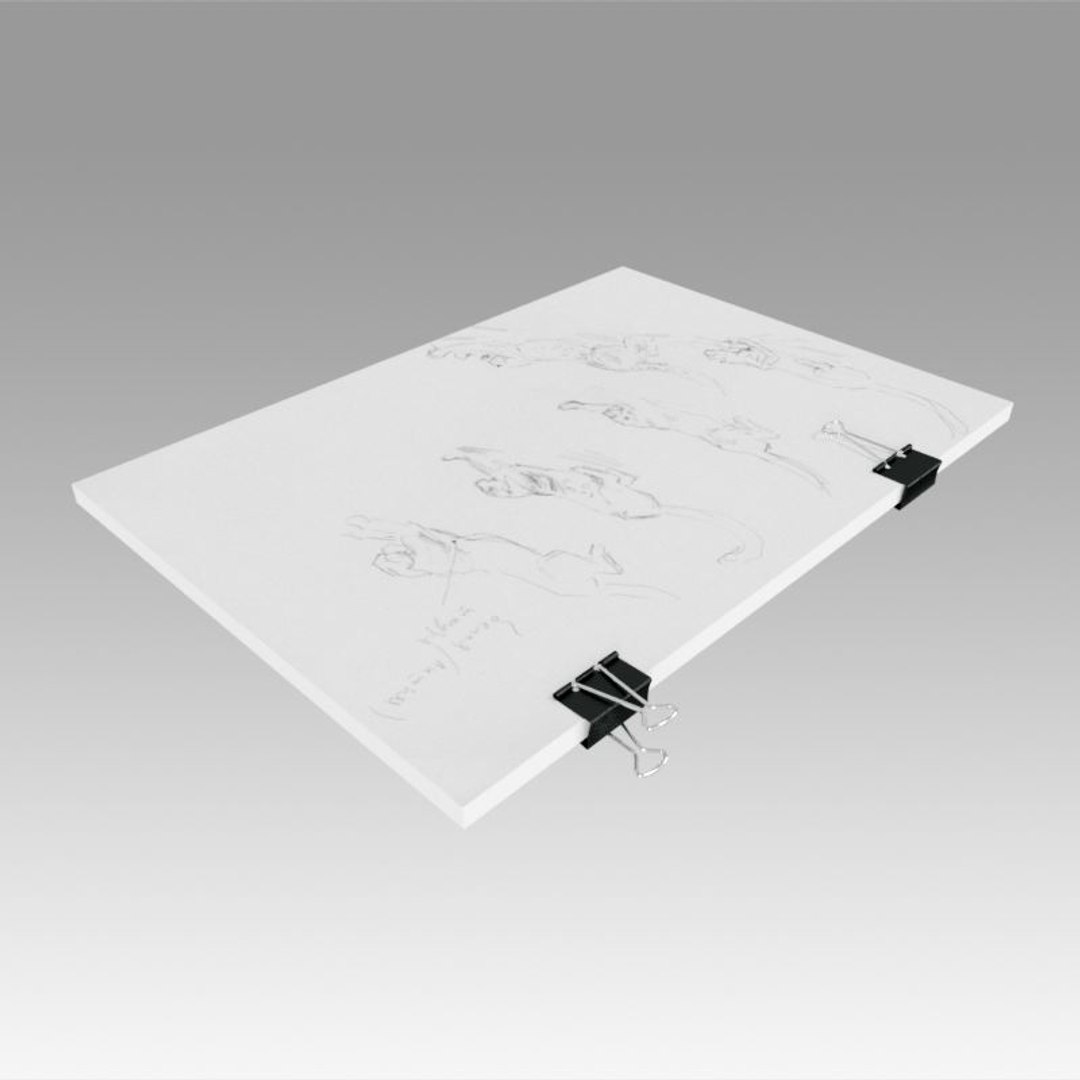 Paper Stack 3D Model - TurboSquid 1369308