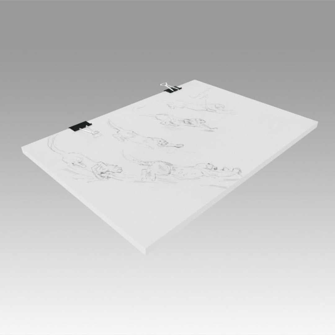 Paper Stack 3D Model - TurboSquid 1369308