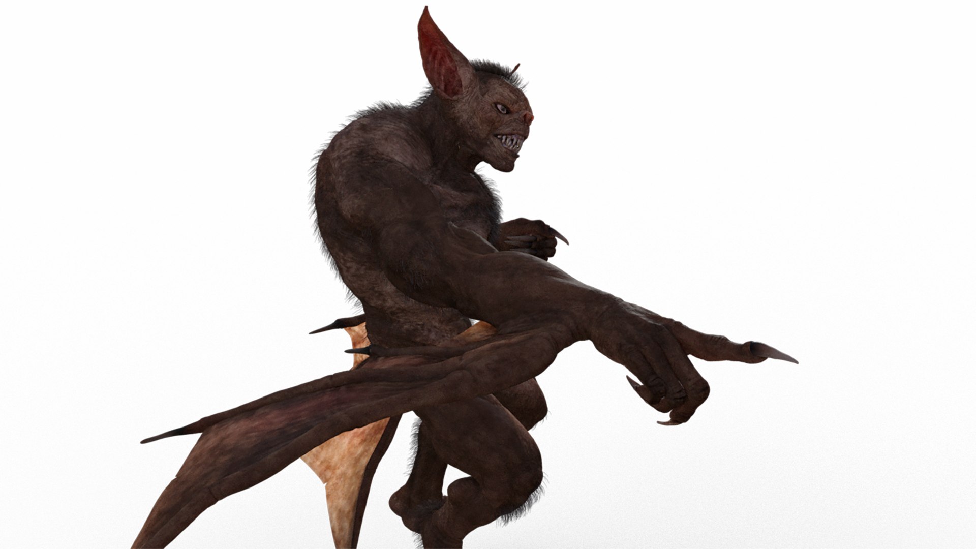 Monster BAT - Rigged 3D Model - TurboSquid 2194667