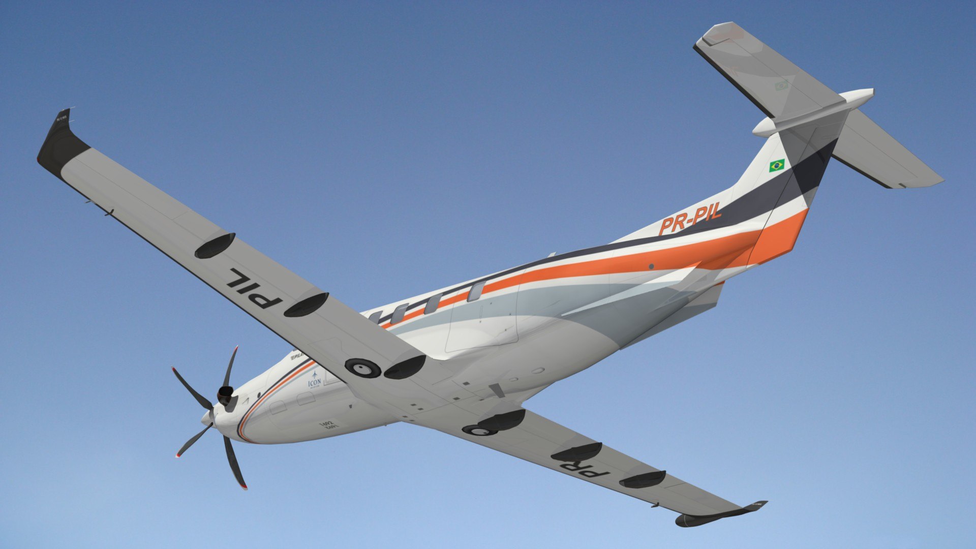 3D Pilatus PC12 Icon Aviation - TurboSquid 1838592