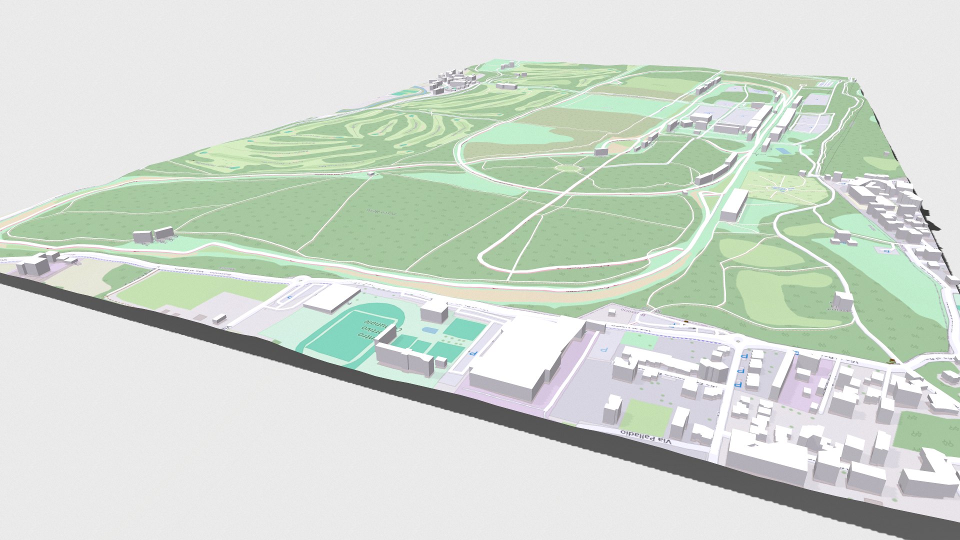 3D Cityscape Monza Italy - TurboSquid 2172132