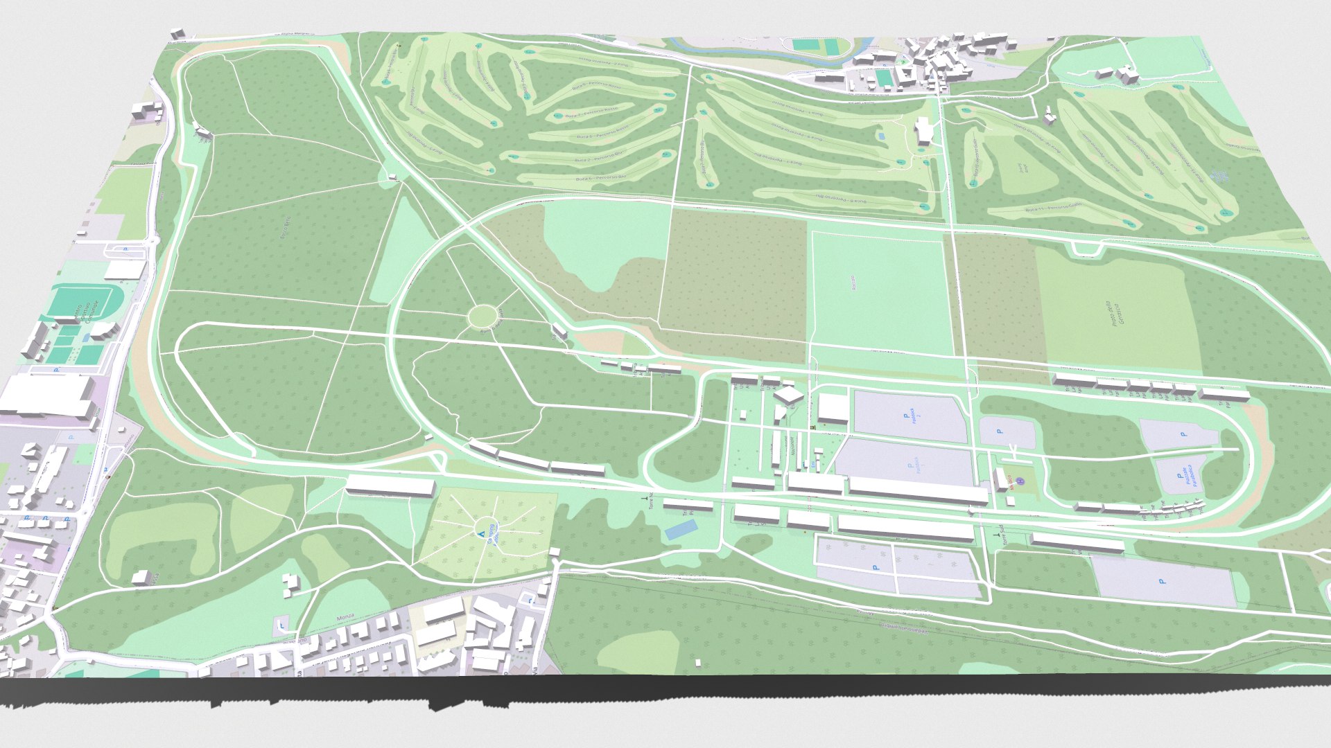 3D Cityscape Monza Italy - TurboSquid 2172132