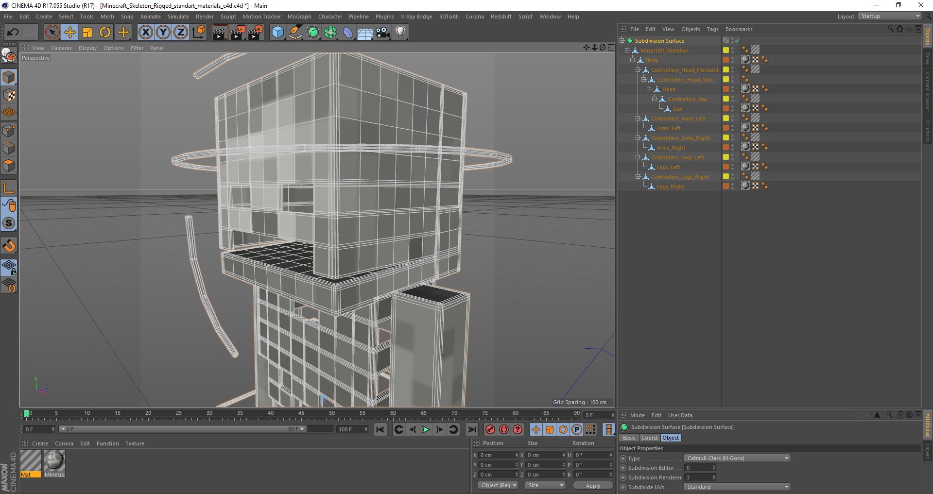 Rigged bones colors 3D model - TurboSquid 1537629