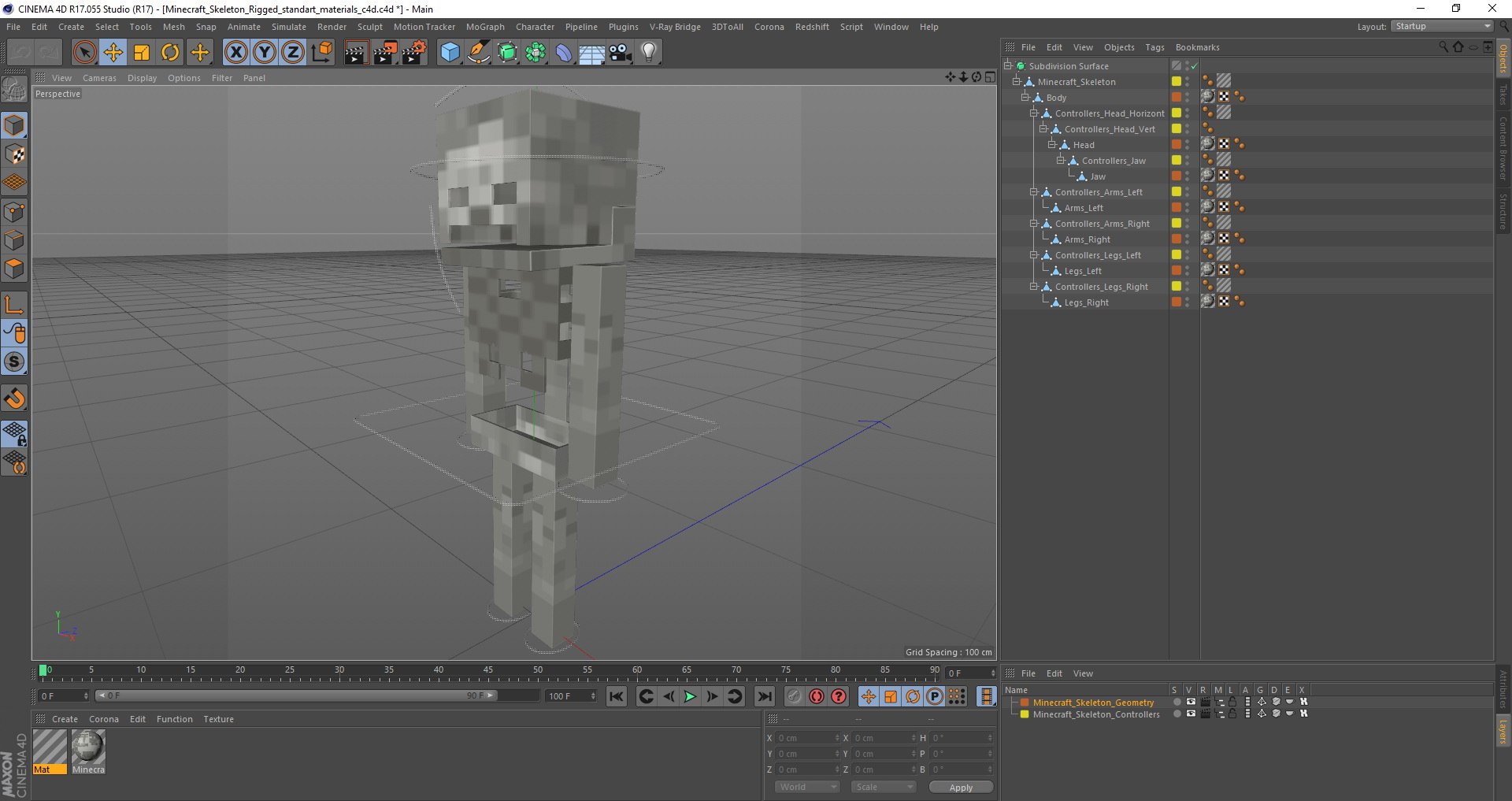 Rigged bones colors 3D model - TurboSquid 1537629