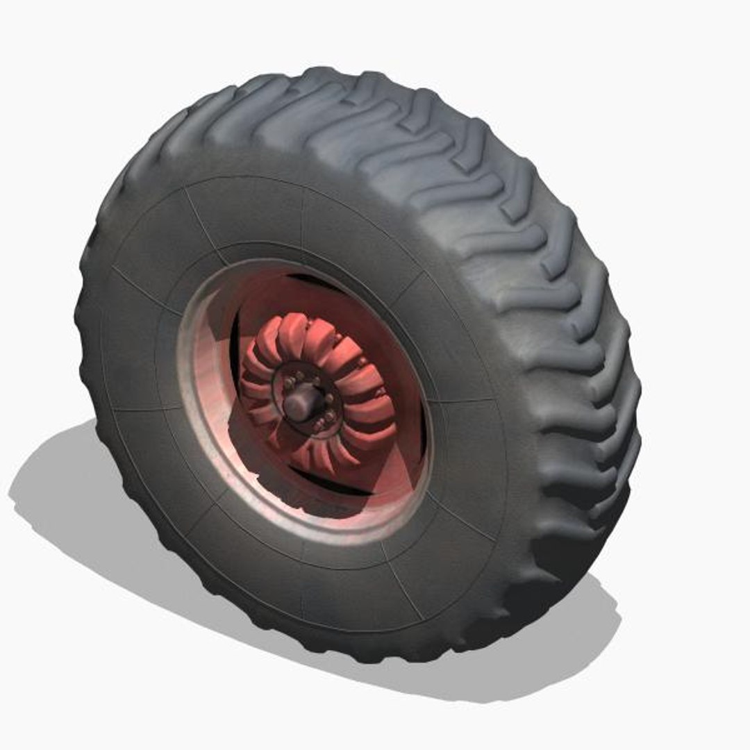 Tractor Wheel 3d Dxf