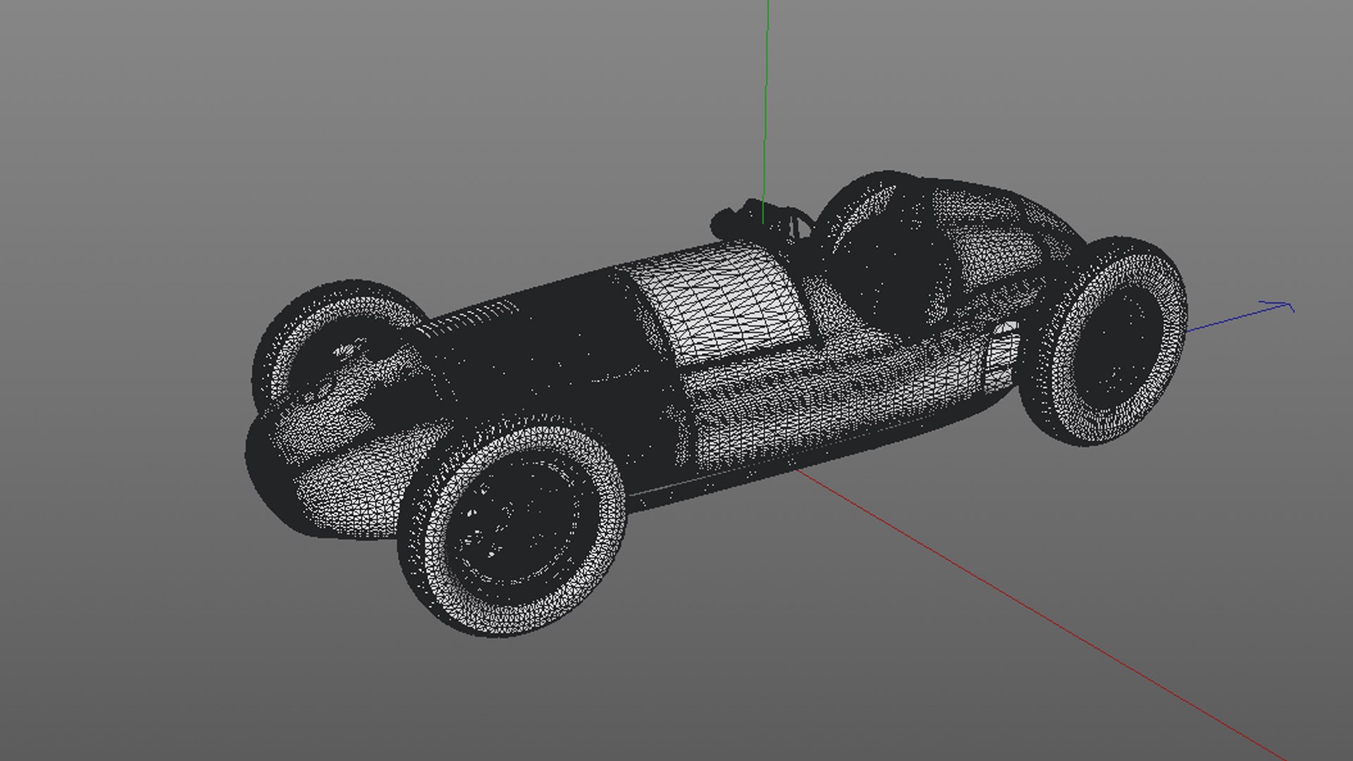 3D Mercedes-Benz W165 Formula Racing Car - TurboSquid 2363093