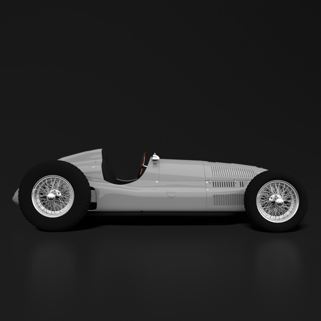 3D Mercedes-Benz W165 Formula Racing Car - TurboSquid 2363093