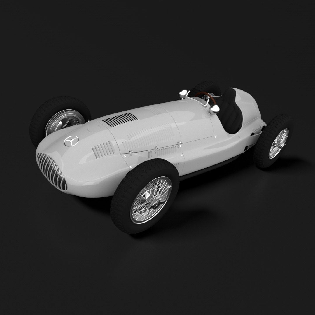 3D Mercedes-Benz W165 Formula Racing Car - TurboSquid 2363093