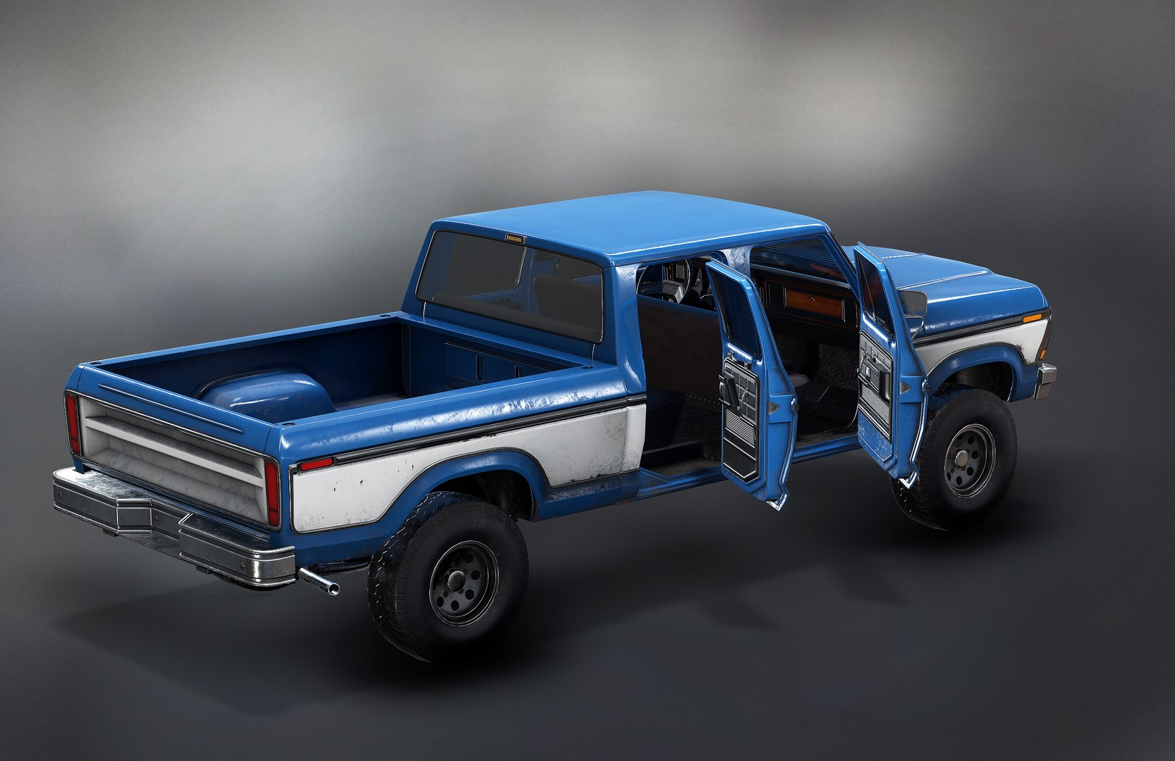 Pickup Truck 3D Model - TurboSquid 1489839