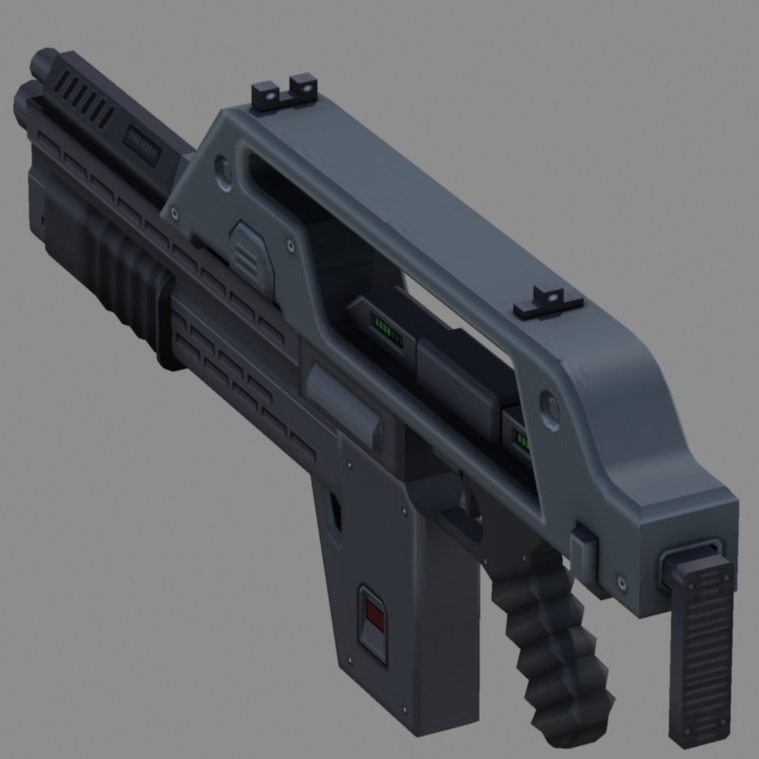 3d Model Pulse Rifle