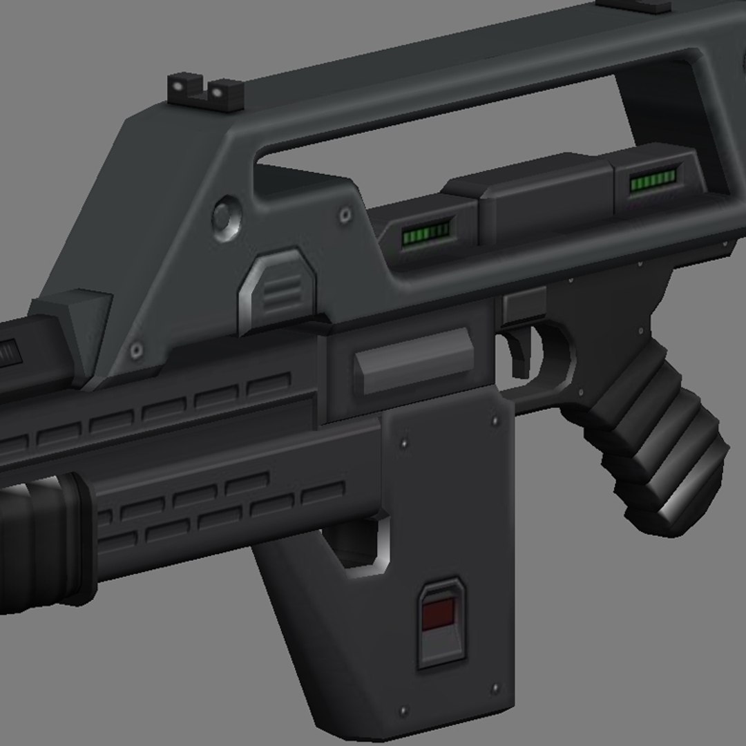 3d Model Pulse Rifle