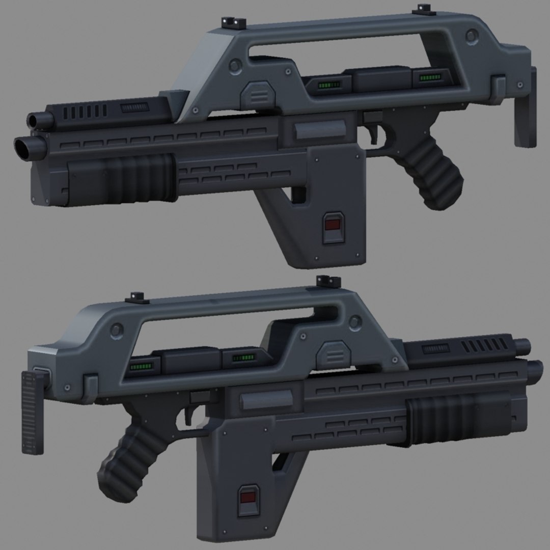 3d Model Pulse Rifle