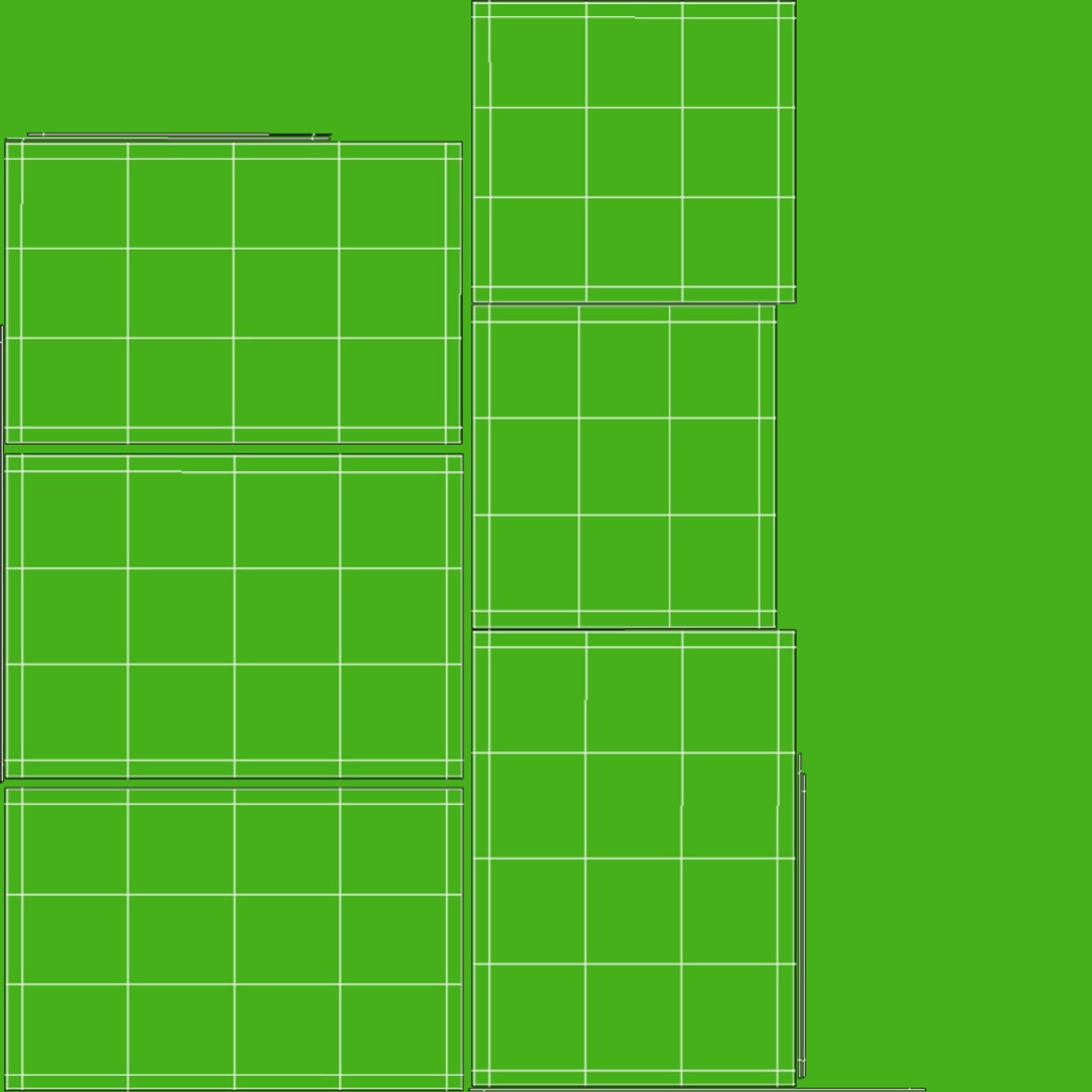 3D Green Studio Set - TurboSquid 2249543