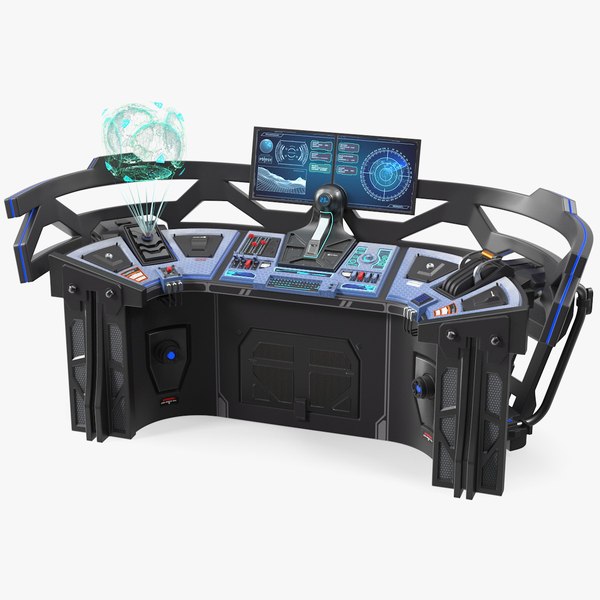control desk 3d model