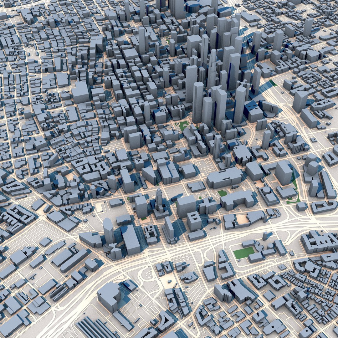 3D Los Angeles City United States - TurboSquid 2347235