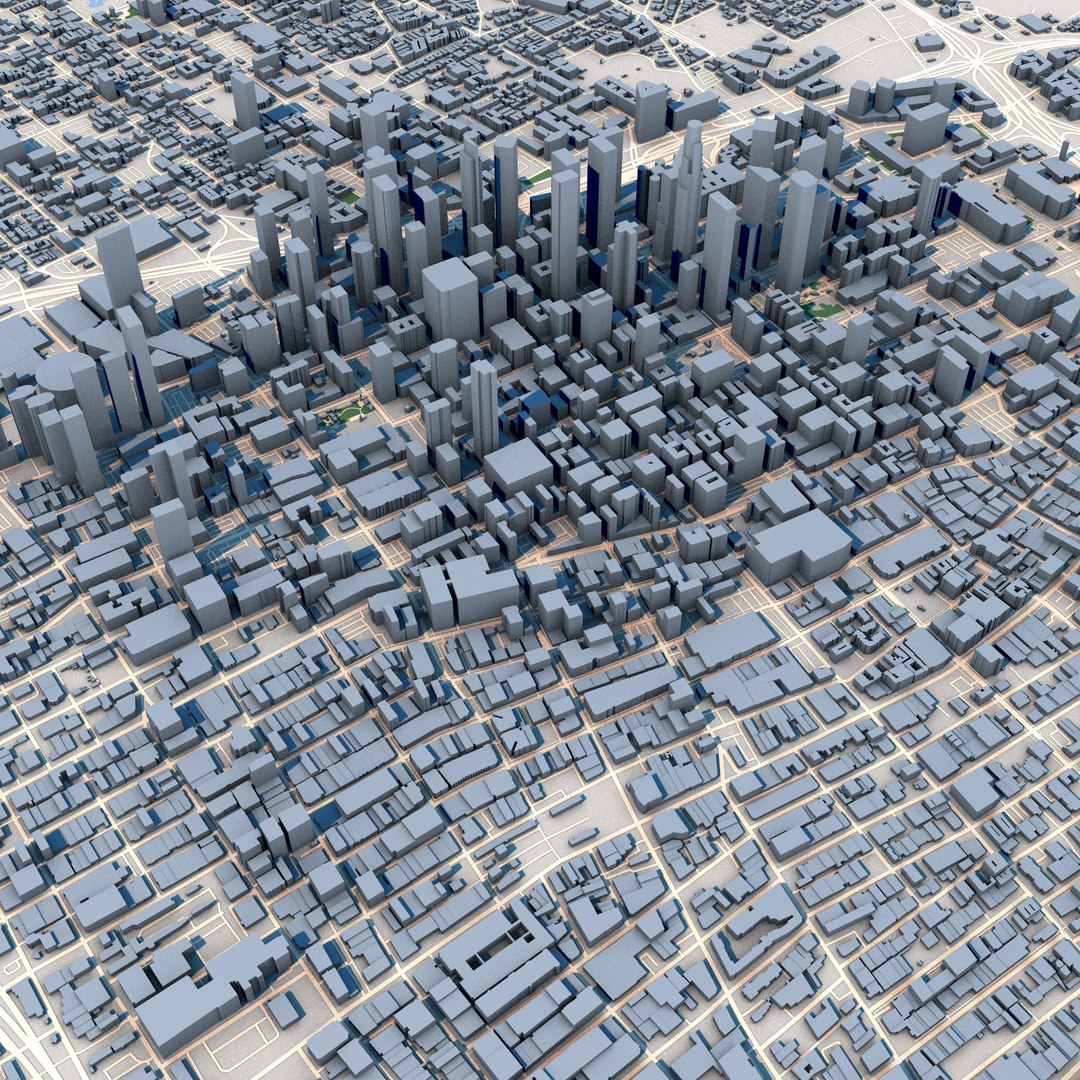 3D Los Angeles City United States - TurboSquid 2347235