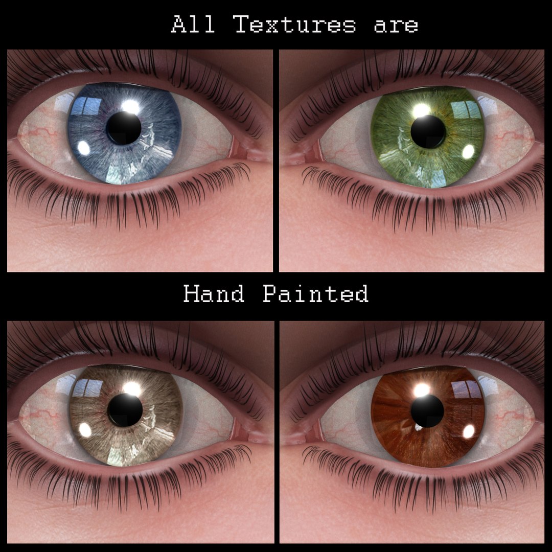 Realistic Eye 3d Model