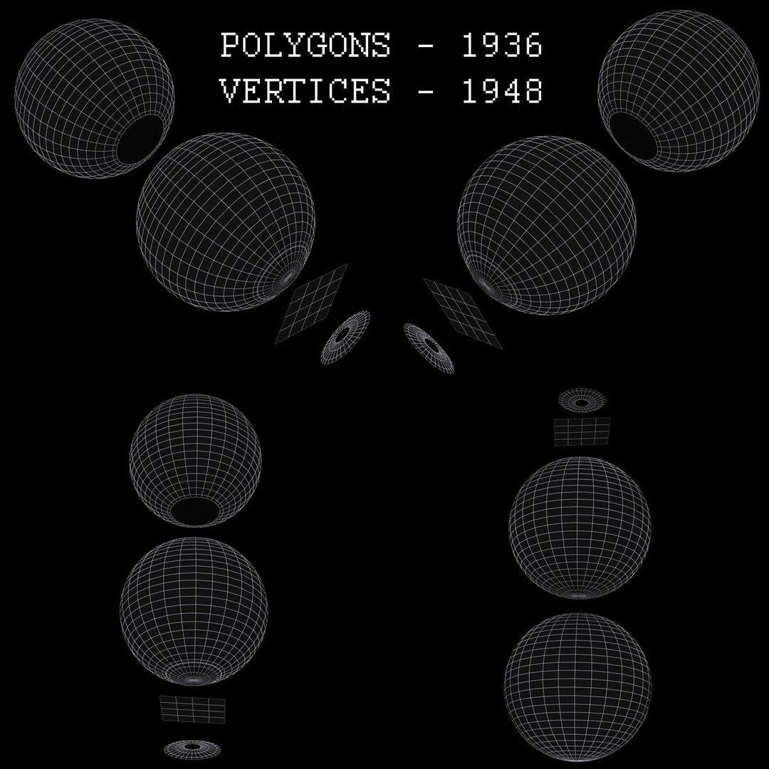 Realistic Eye 3d Model